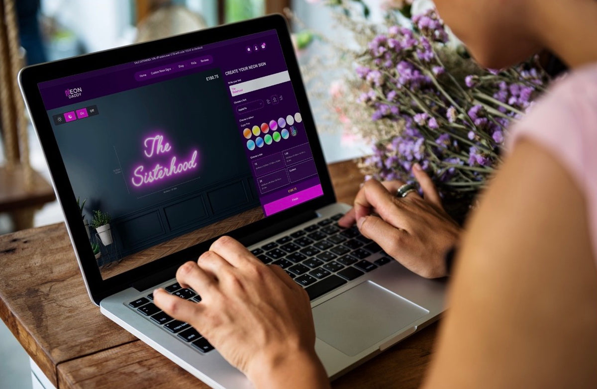 Custom LED Neon Signs | Neon Daddy® UK – Free Design, Fast Delivery